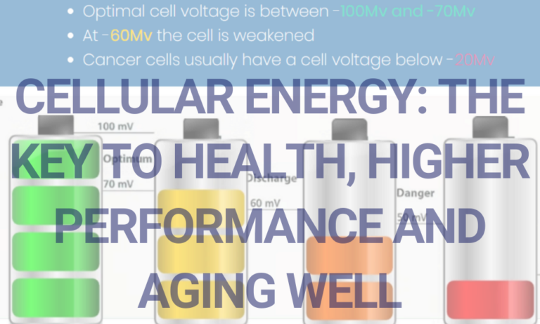 Cellular Energy: The Hidden Key to Health, Higher Performance and Aging ...